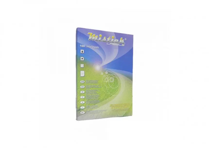 Nalepnice Mistick A4/8 105x74,3