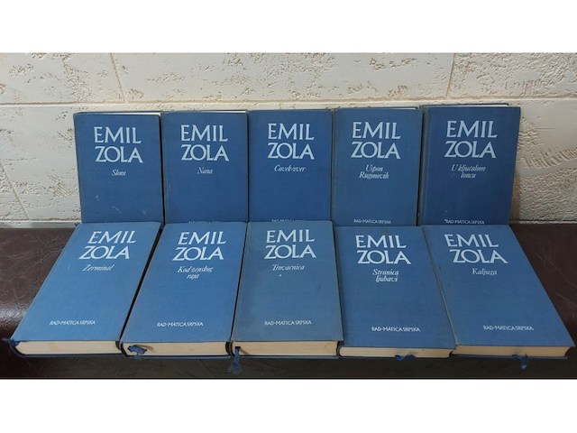 Emil Zola komplet 1-10