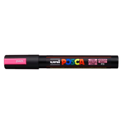 Marker Uni Posca - Fluo roze F13, 5M, 1.8-2.5 mm