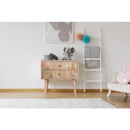 City Two Cat Multicolor Nightstand