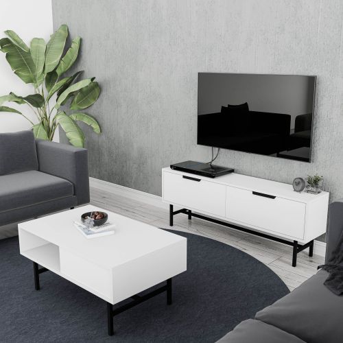 Set 4016-4202 White Living Room Furniture Set