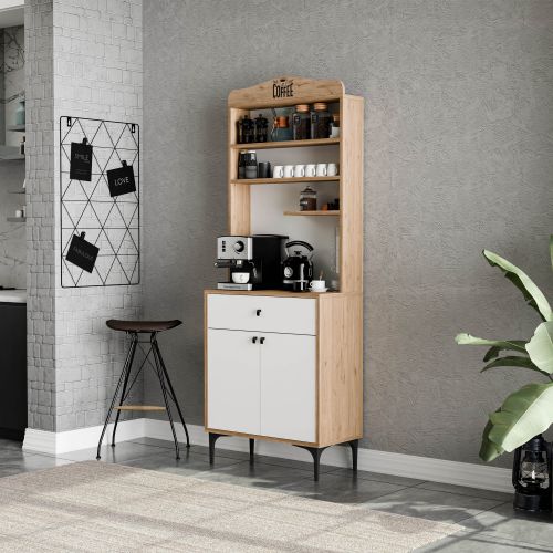 Siesta 5204 Oak White Multi Purpose Cabinet