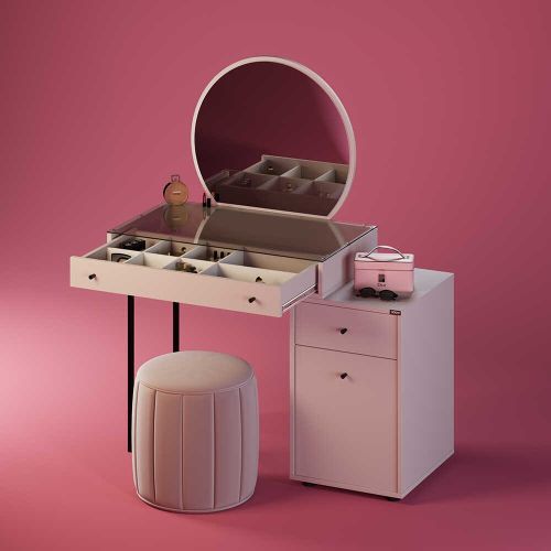 Tmu-712-Vv-1 Mink Make-Up Table