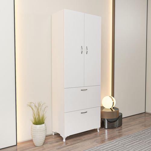 Yasam - White White Multi Purpose Cabinet