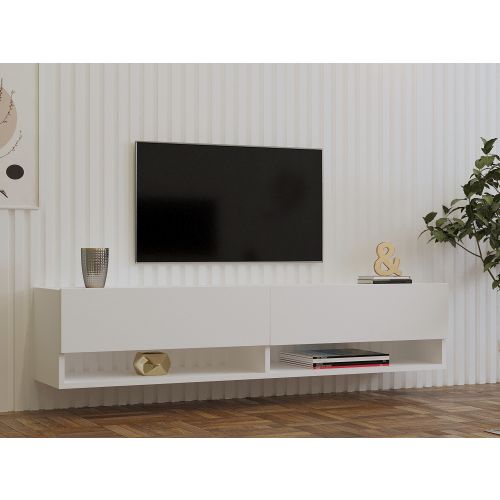 Arges - White White TV Unit