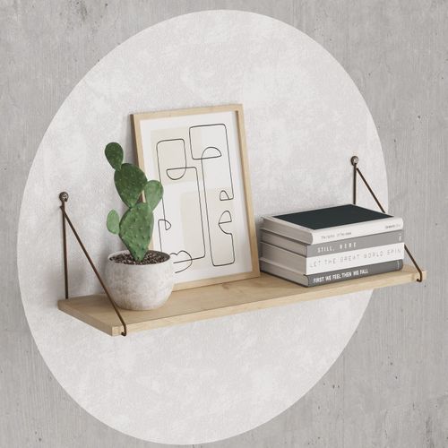 Armoni - Oak Oak Wall Shelf