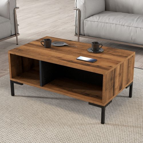 Aurora - 2080 Walnut Anthracite Coffee Table