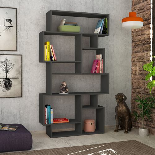 Karmato - Anthracite Anthracite Bookshelf