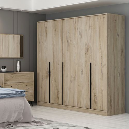 Lara - 4033 Walnut Wardrobe