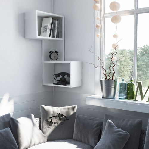 Part - White White Wall Shelf