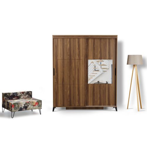 Pasific Home Fuga 150 - Walnut Walnut Wardrobe