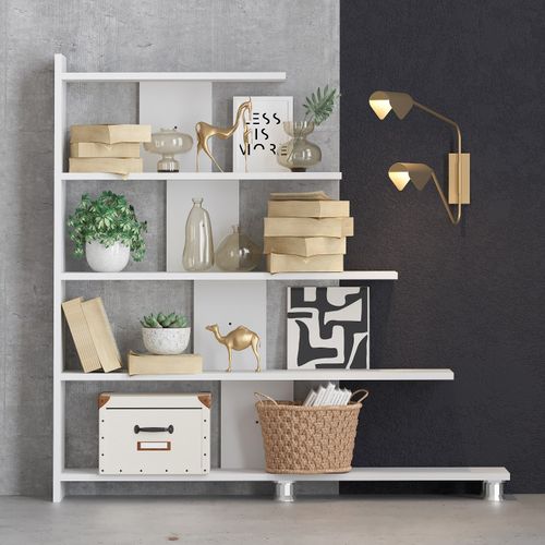 Reward - White White Bookshelf