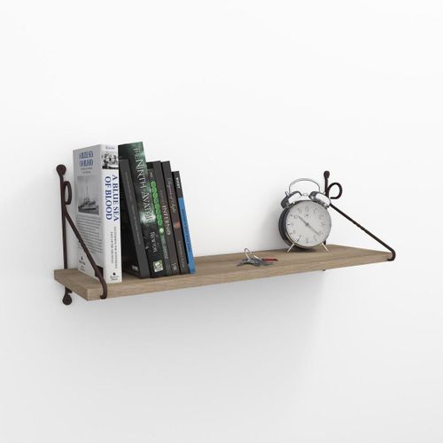 Seramoni - Sacramento Brown Wall Shelf