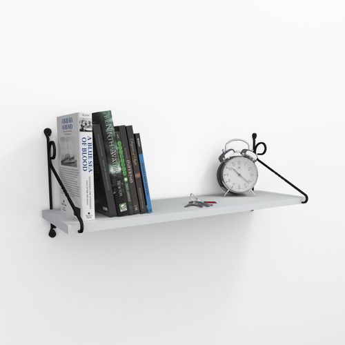 Seramoni - White White Wall Shelf