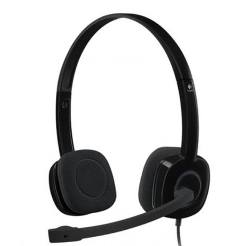 Logitech H151 Stereo Headset single jack slušalice sa mikrofonom crne