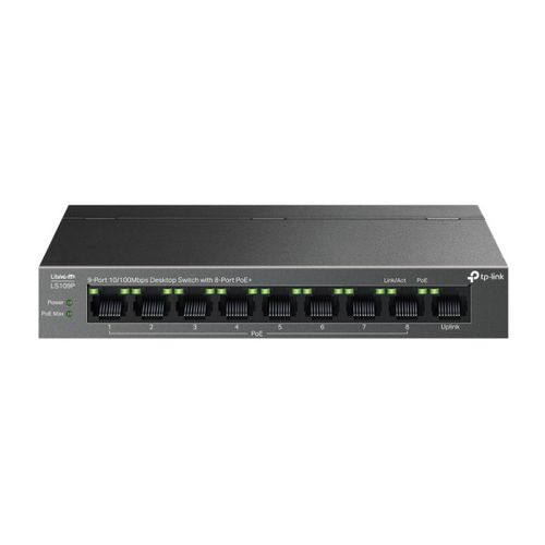 TP-LINK LS109P 8 PoE 10/100/1000Mbps LAN Switch