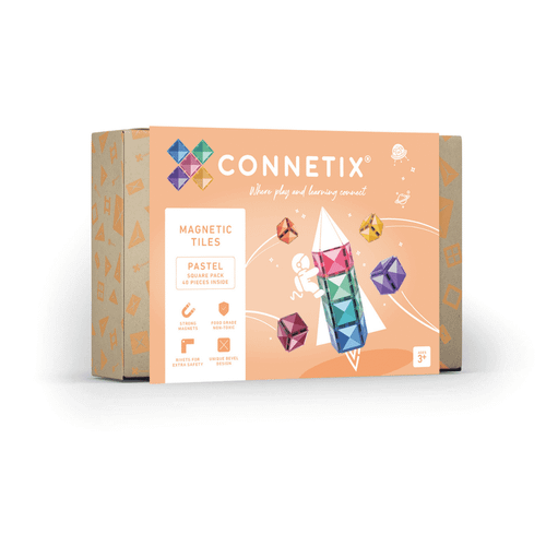 Connetix Magnetni konstruktor Pastel Sqare pack 40 delova