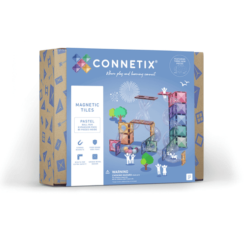 Connetix Magnetni konstruktor Pastel Ball Run Expansion Pack 80 delova