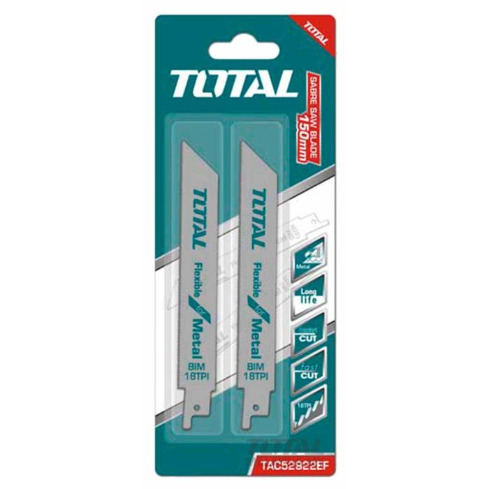 Total TAC52922EF testerice za recipro testeru za metal 2kom 150mm