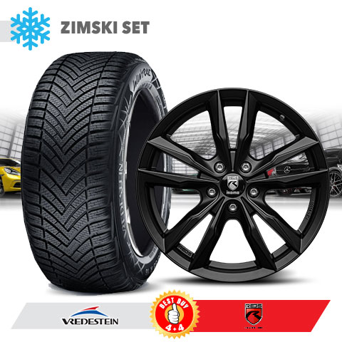 205/60 R16 SET Z VREDESTEIN + REDS FAS MB 5/100