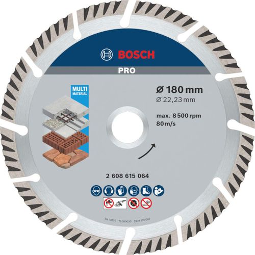 Bosch Dijamantska rezna ploča Standard for Universal 180x22,23 (pakovanje od 10 kom.) 2608615064