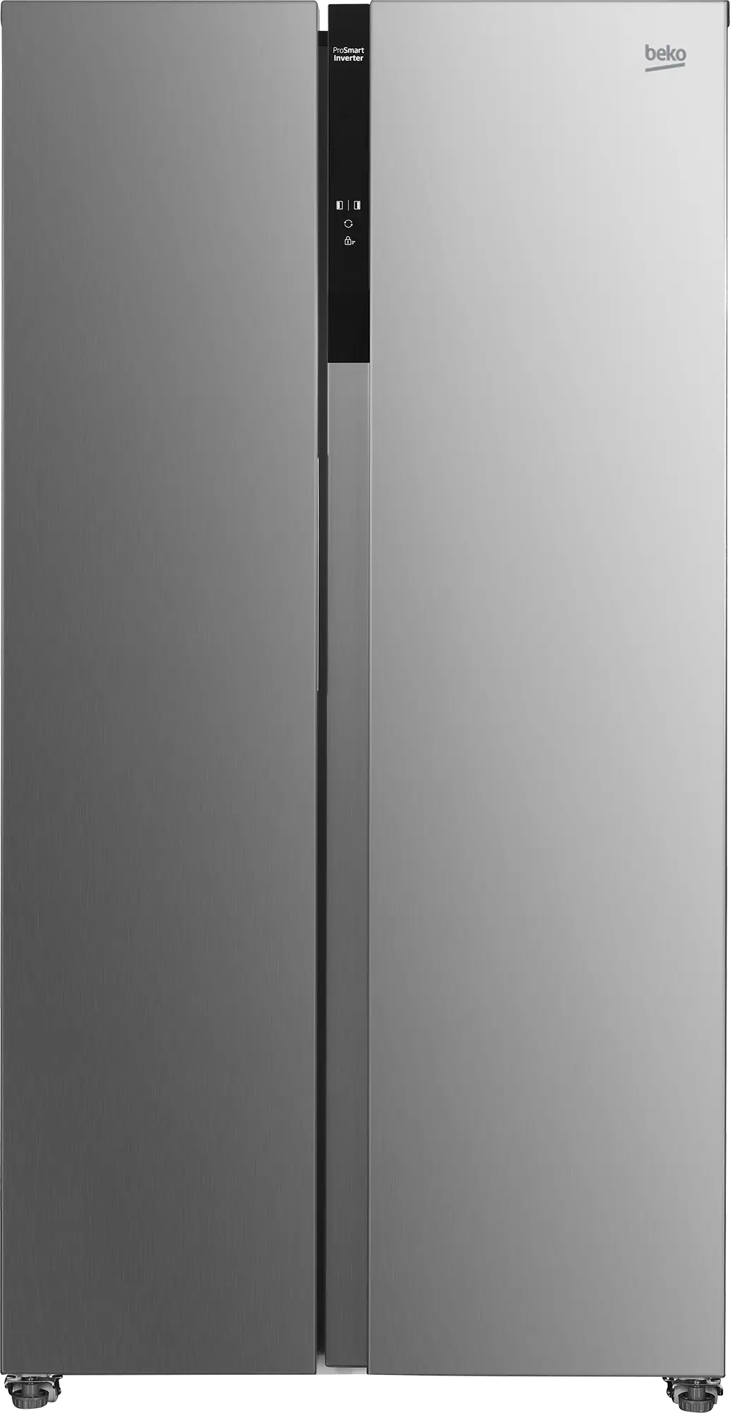 BEKO Side by Side frižider GNO5322XPN, 344/177l, NeoFrost, Tamnosivi