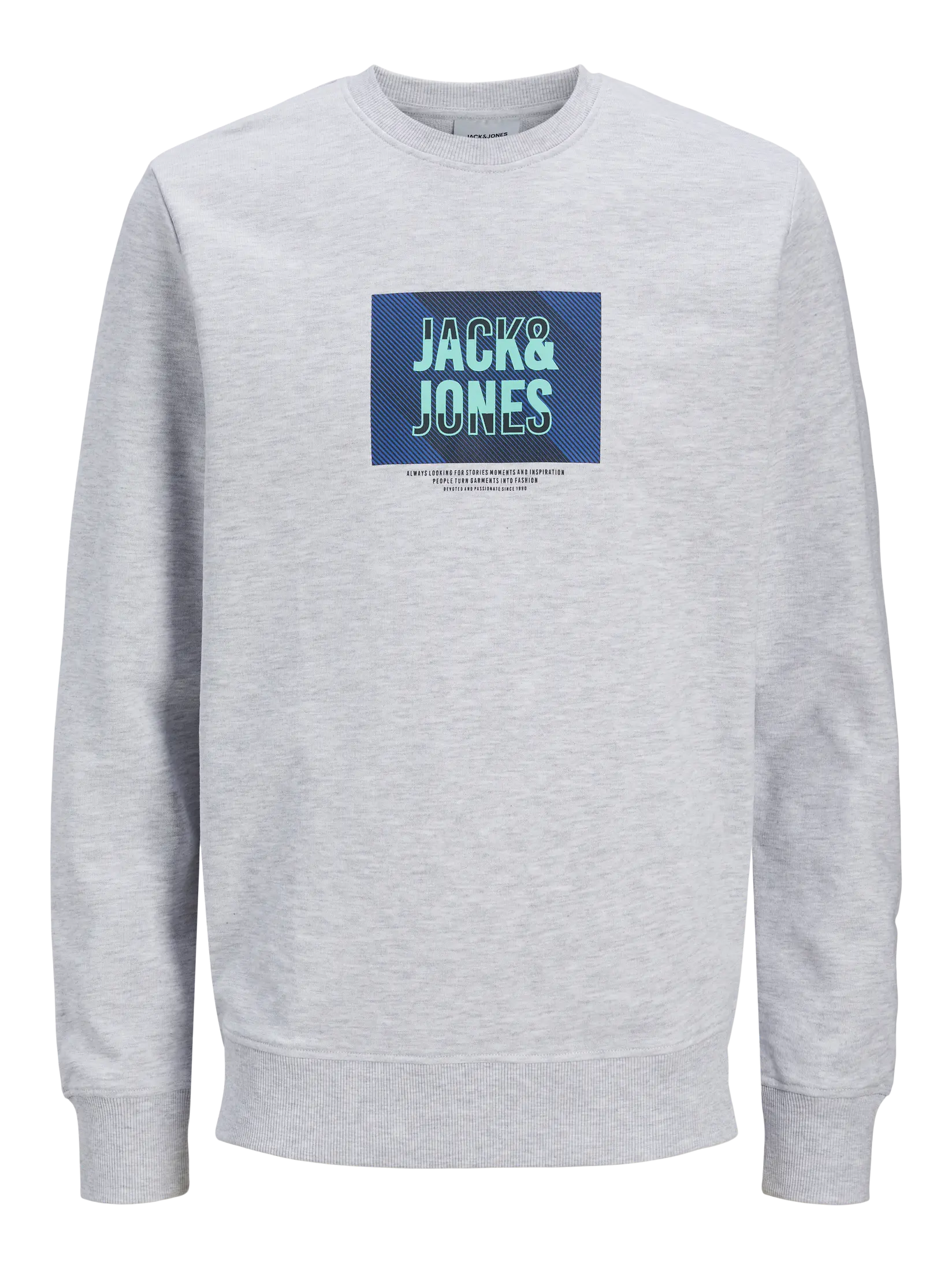 JACK & JONES Muški duks 12269388, Sivi