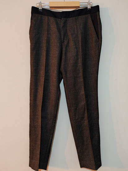 CHLOE STORA ORIGINAL PANTALONE VUNA, SVILA, LAN