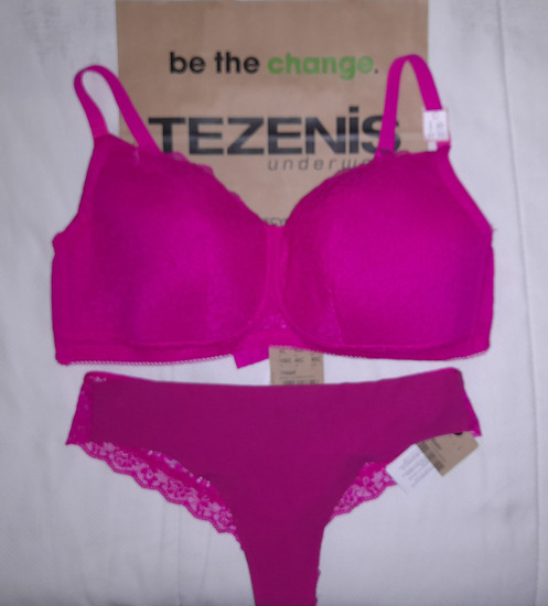 Tezenis ciklama cipka 90C/85D/L NOVO!%