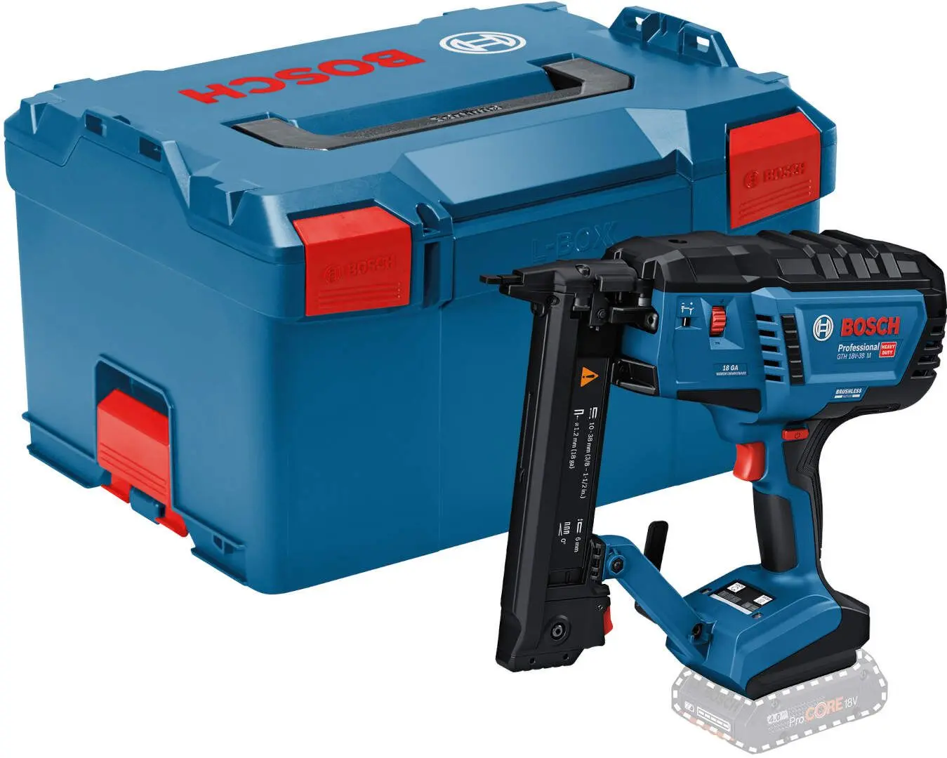 Bosch Akumulatorska heftalica GTH 18V-38 M Professional 18V Solo, bez baterije i punjača u L-BOXX koferu 0601482501