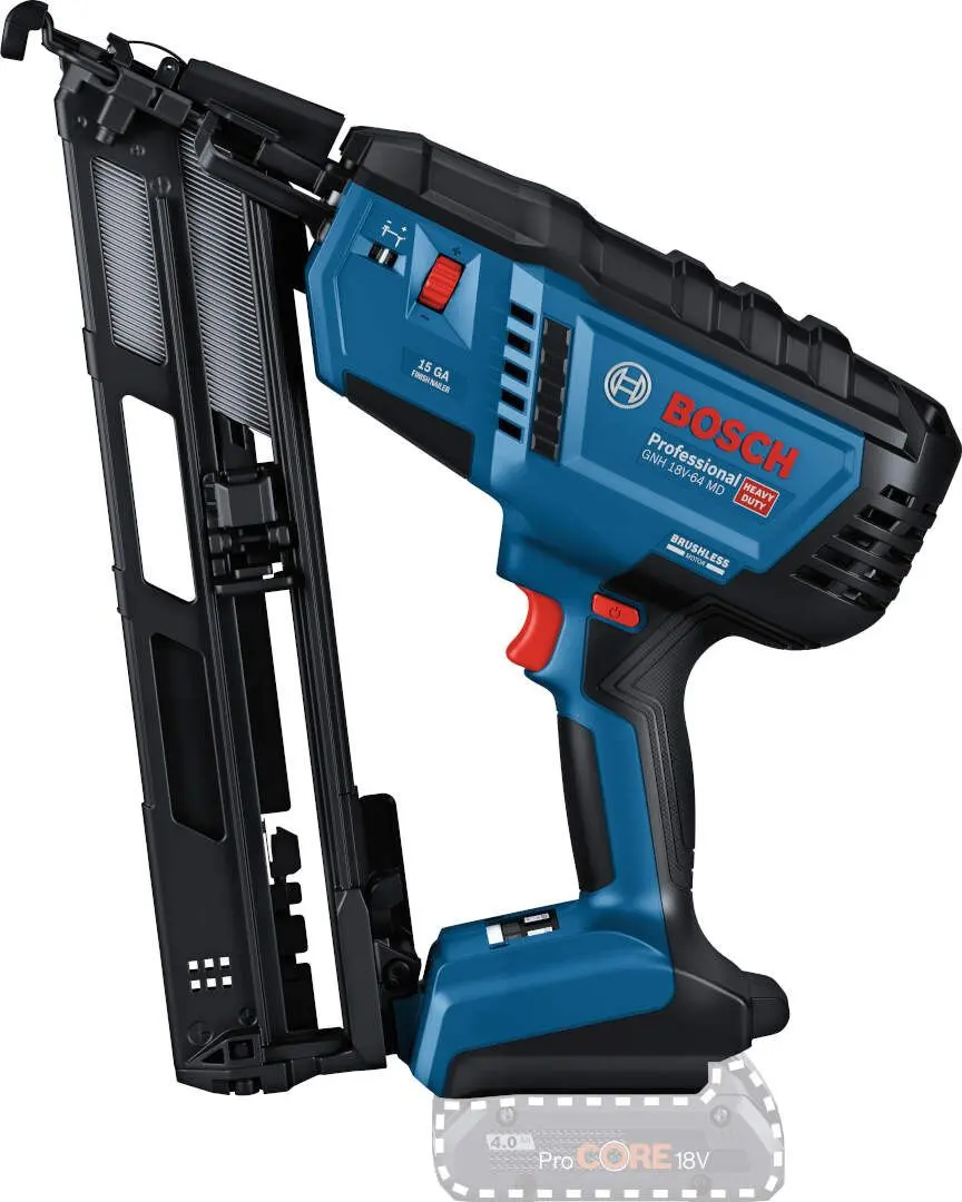 Bosch Akumulatorski pištolj za eksere GNH 18V-64 MD Professional 18V, Solo bez baterije i punjača 0601482400