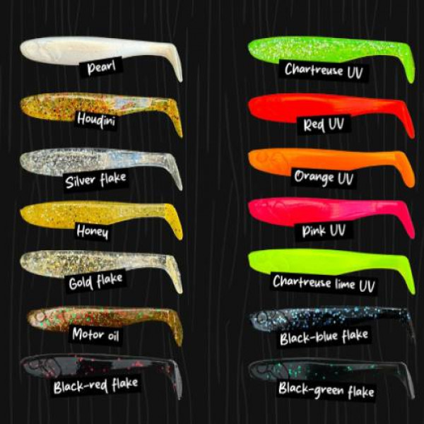 Varalica Jassy Faker Srtandard Color 10cm 5kom. LIME UV