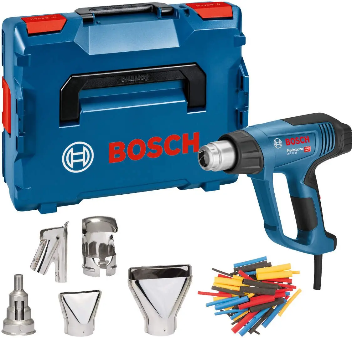 Bosch Fen za vreli vazduh GHG 23-66 sa setom difuzora + L-BOXX 136 06012A6303