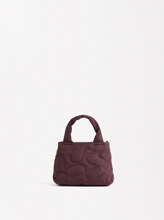 Quilted Nylon Tote Bag