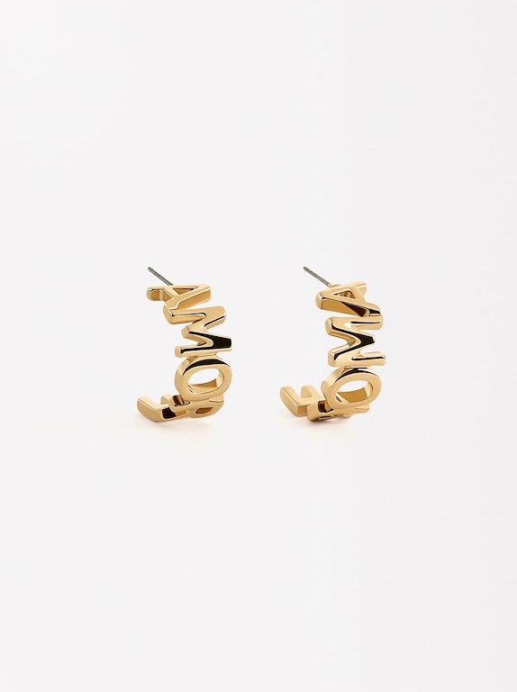 Open hoops earrings AMORE