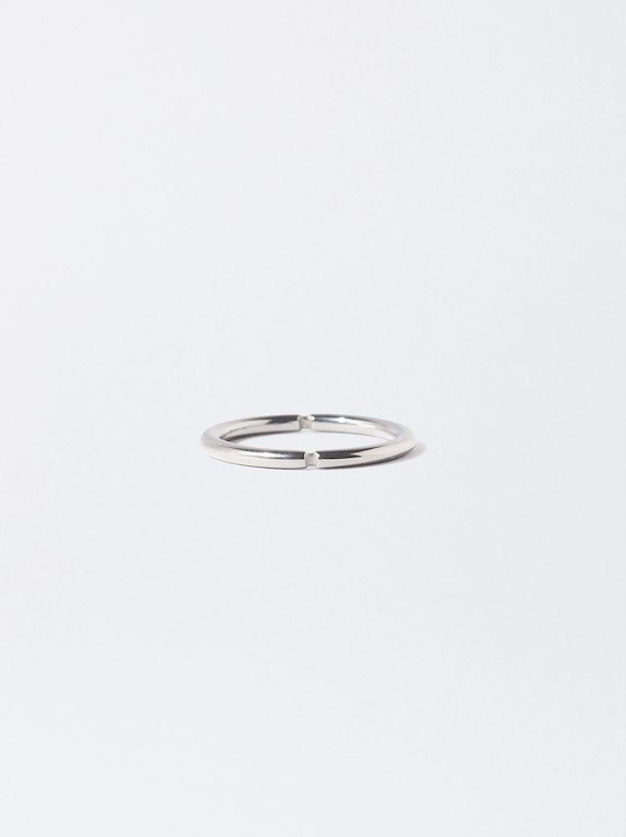 Silver Stainless Steel Ring