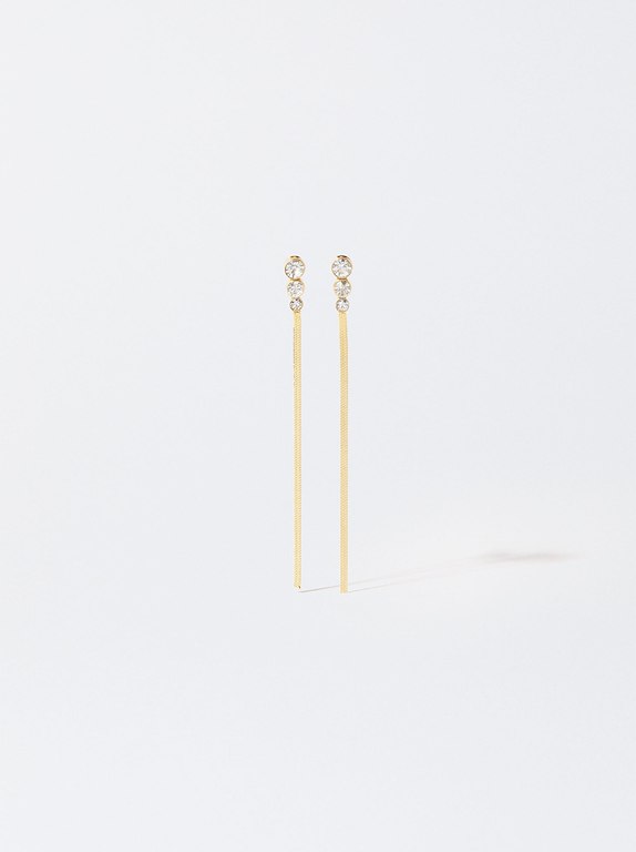 Golden Stainless Steel Earrings