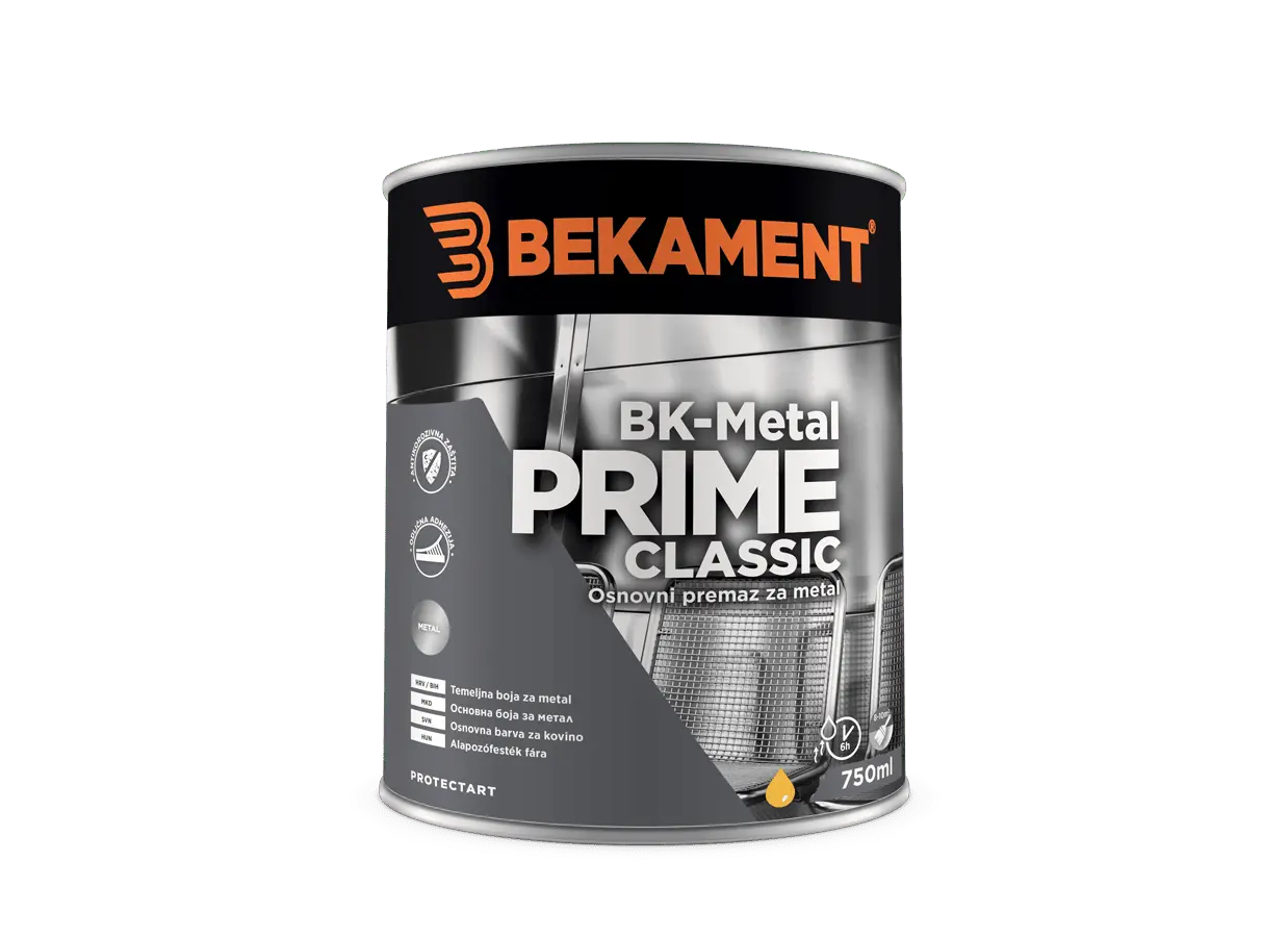 BEKAMENT Osnovni premaz za metal A12876 BK-MetalPrime Classic, 0.75l, Crvena