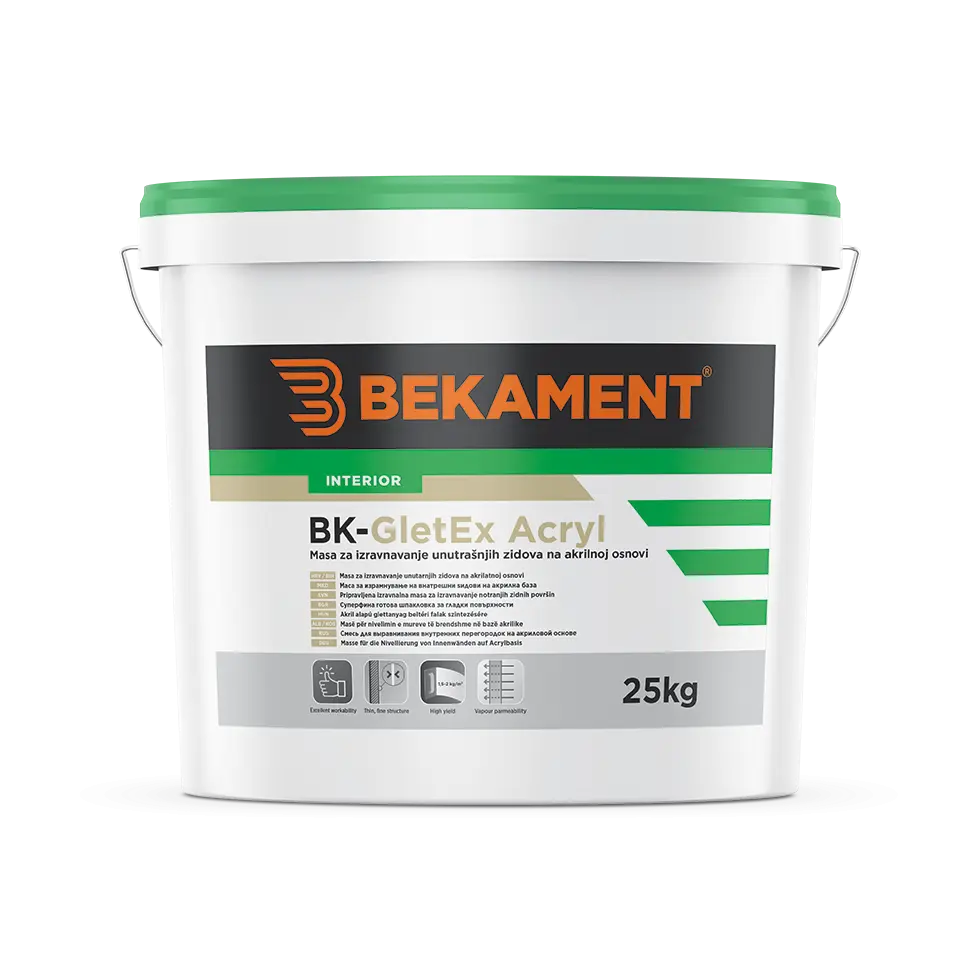 BEKAMENT Gotov glet BK-GletEx Acryl, 8kg