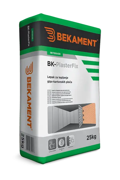 BEKAMENT Lepak za lepljenje gips-kartonskih ploča BK-PlasterFix, 25kg