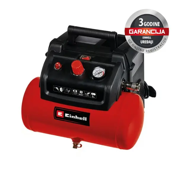 EINHELL Kompresor vazdušni tc-ac 190/6/8