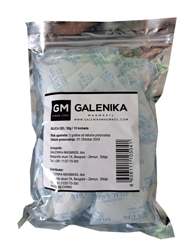 Silica Gel 50g pakovanje 10kom