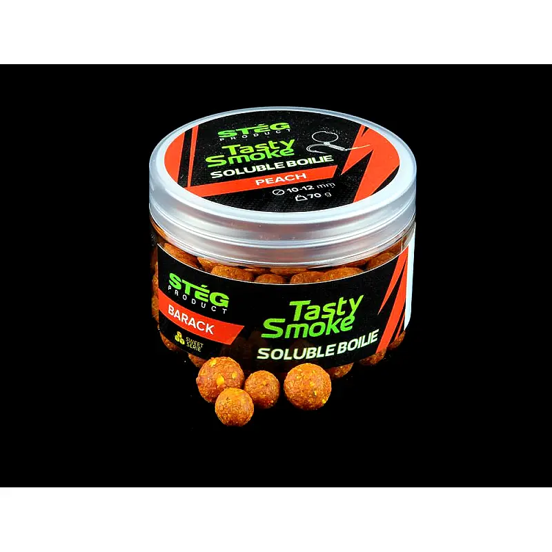 STEG TASTY SMOKE SOLUBLE BOILIE - PEACH