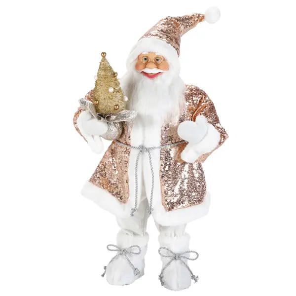 Figura Deda Mraz 40cm zlatna