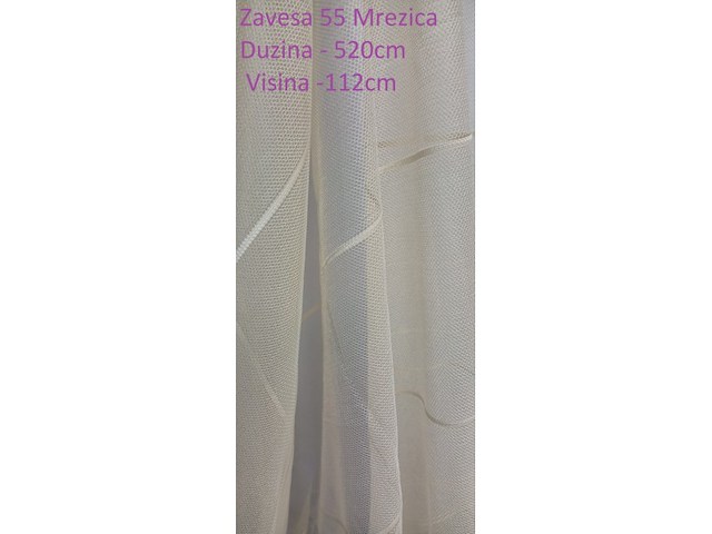 Zavesa 55 Mrezica Duzina - 520cm Visina -112cm