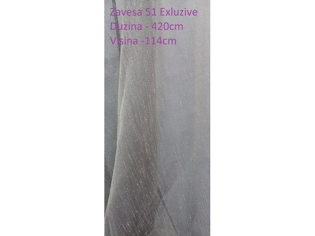 Zavesa 51 Exluzive Duzina - 420cm Visina -114cm