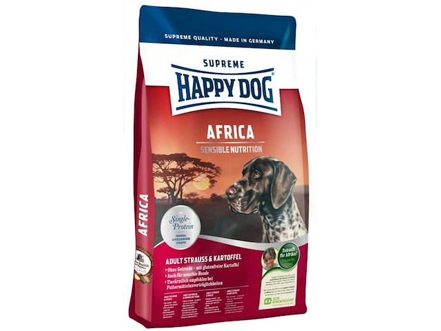 Hrana za pse Happy Dog Supreme Sensible Africa 12,5kg