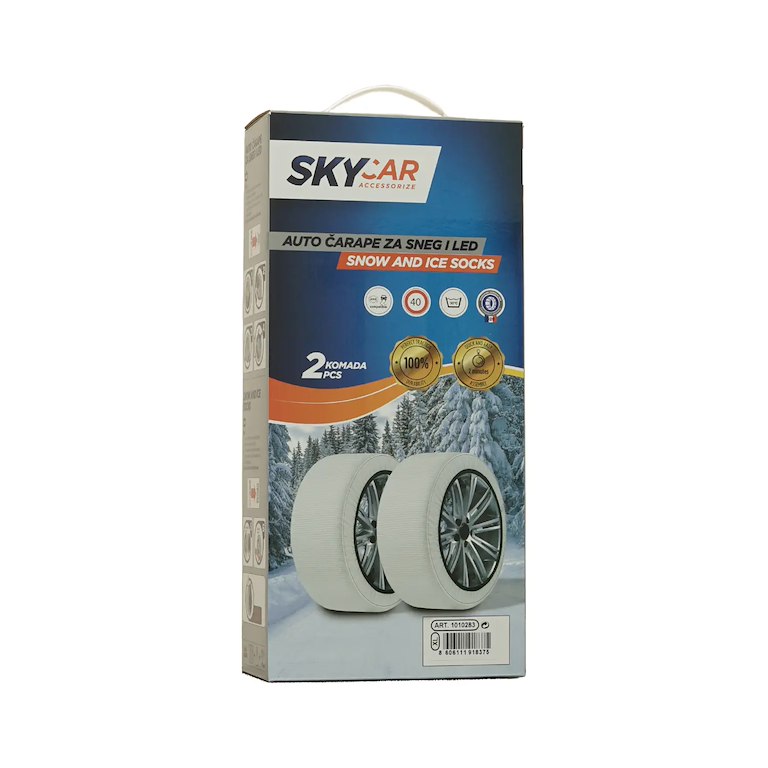 SKYCAR Auto čarape za sneg i led 2/1