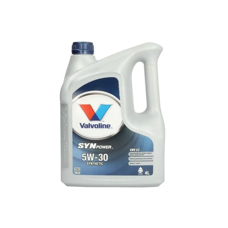 VALVOLINE Motorno ulje Synpower, ENV C2, 5W30, 4l