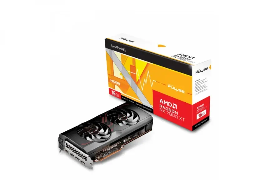 SVGA Sapphire Radeon RX 7800XT Pulse 16GB GDDR6 256bit 11330-02-20G,2xDP/2xHDMI